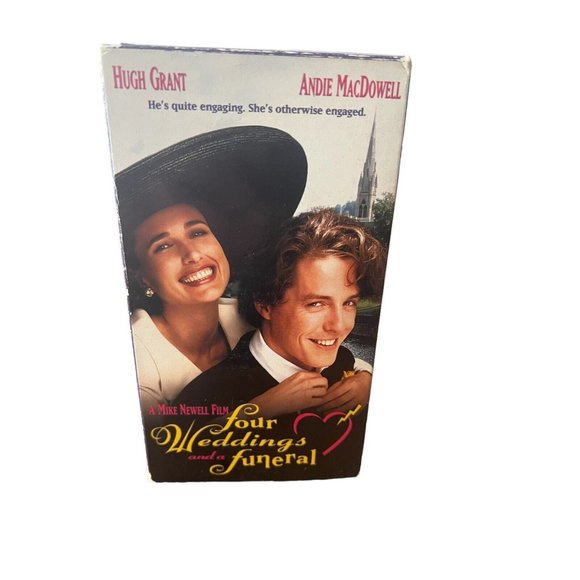 Source Unknown | Media | Four Weddings And A Funeral Vhs 994 Hugh Grant ...